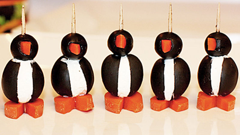 Penguin Appetizers Recipe - Tablespoon.com